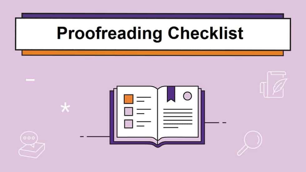 The Ultimate Editing And Proofreading Checklist